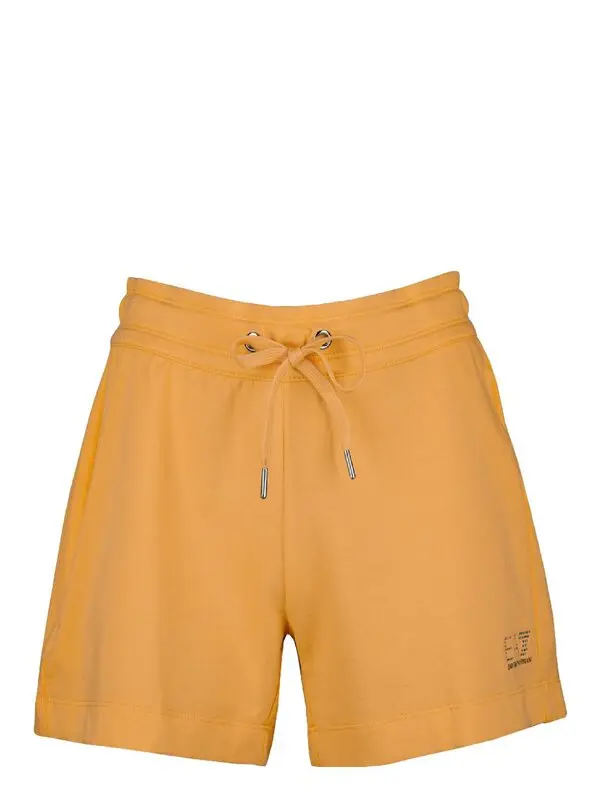 EA7 Logo Detail Shorts - Yellow
