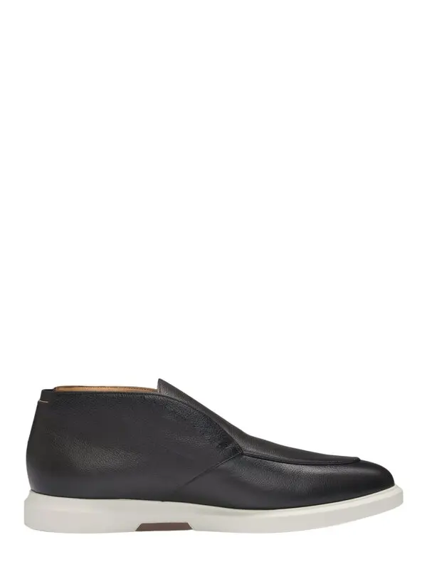Hugo Boss Round Toe Boots - Black
