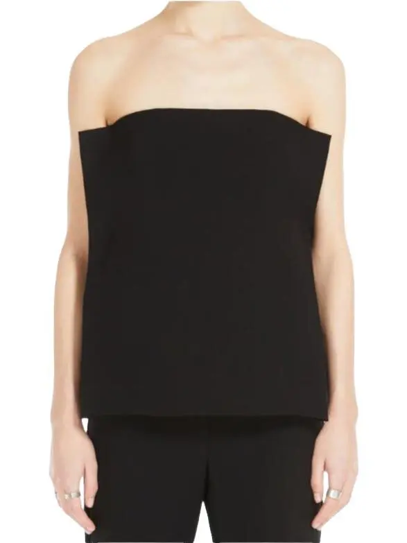 Sportmax Zip Detailed Sleeveless Top - Black