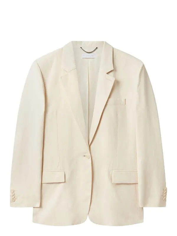 Stella McCartney Oversized Single-breasted Blazer - Nude