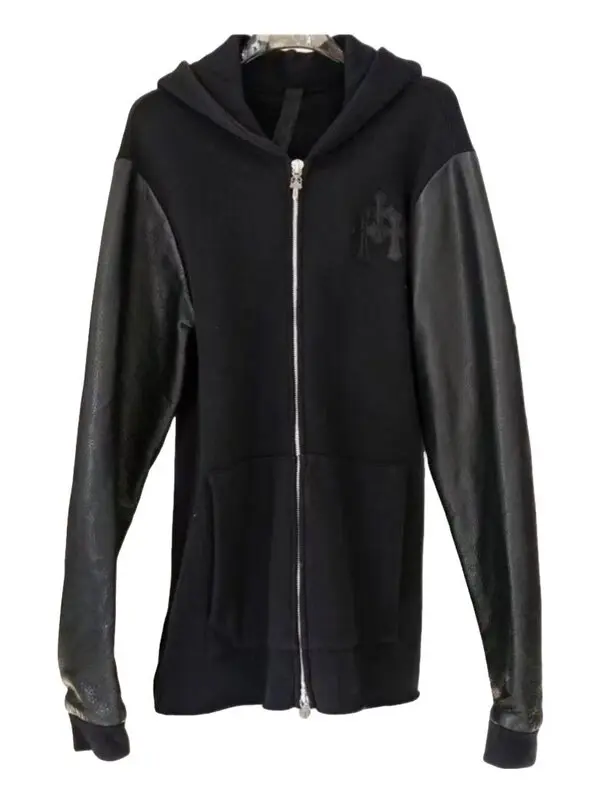 Chrome Hearts Zip-up Hooded Jacket - Black