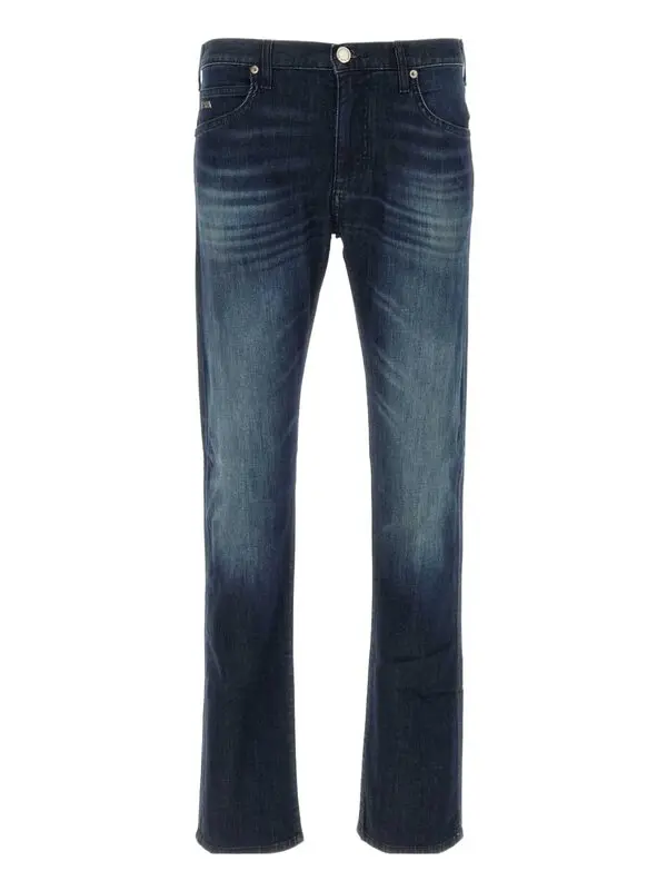 Emporio Armani Straight Leg Jeans - Blue
