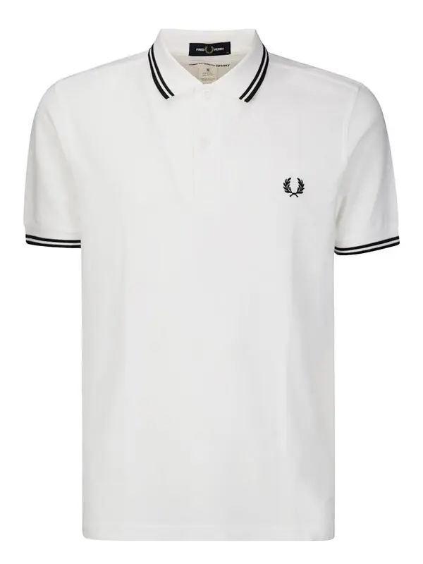 Comme Des Garçons Short-sleeved Polo Shirt - White