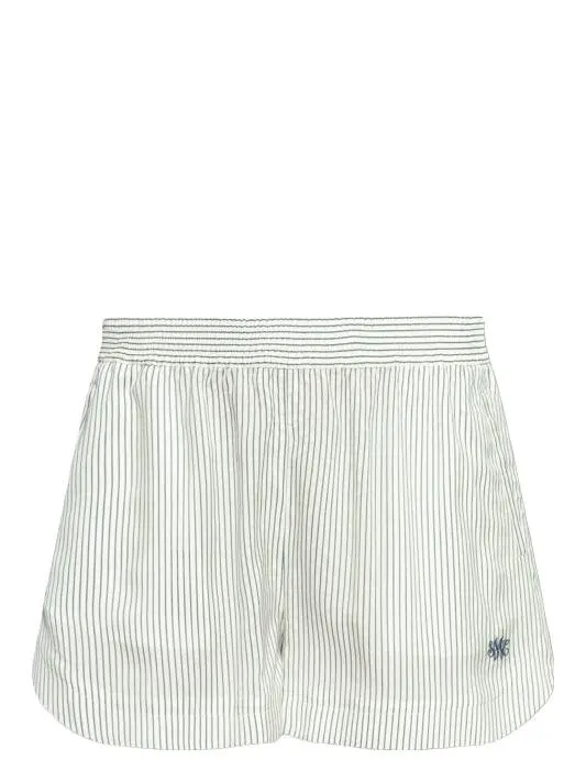 Stella McCartney Striped Logo Shorts - White