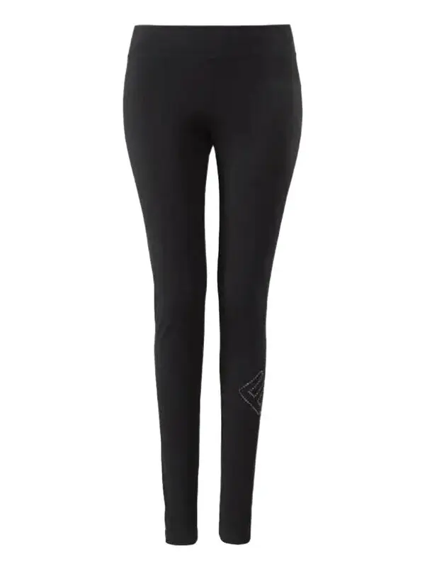 EA7 Leggings With Logo Detail - Black