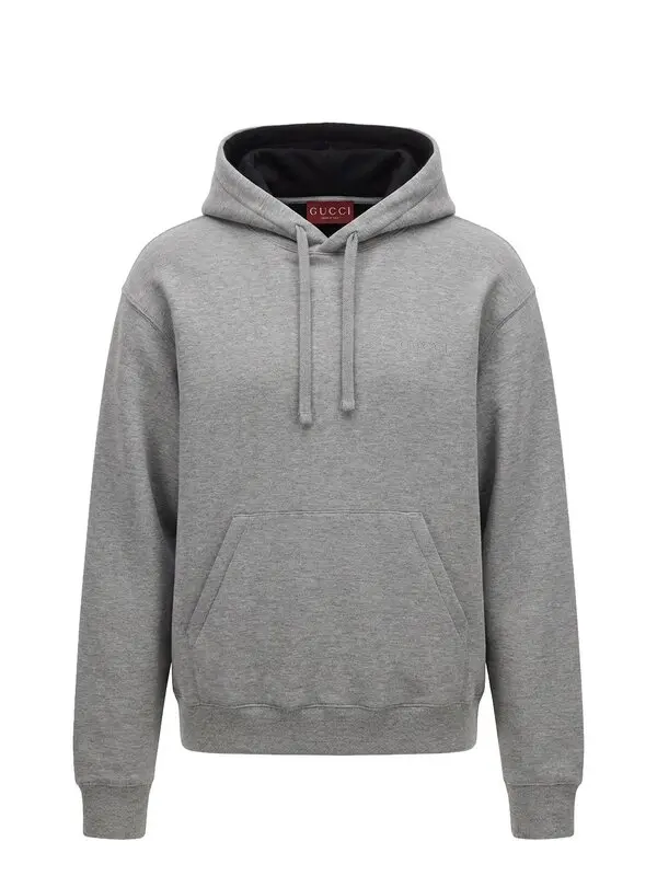 Gucci Double Jersey Sweatshirt - Gray Mixed Color