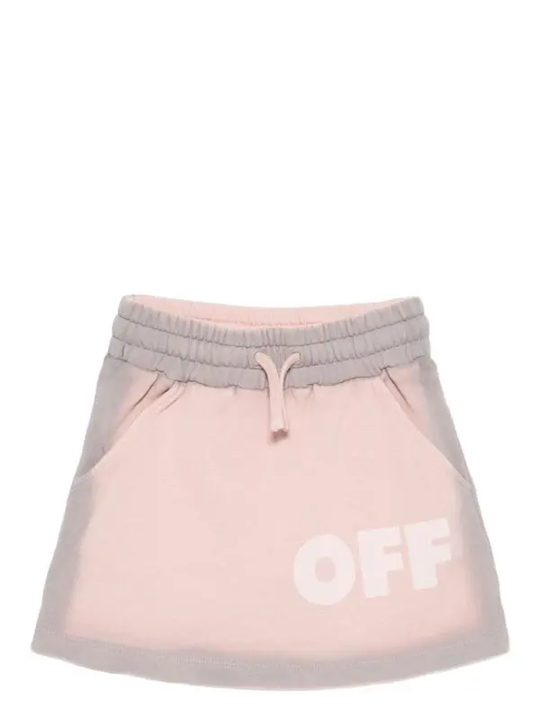 Off-White Logo Print Drawstring Waist Skirt - Portugal