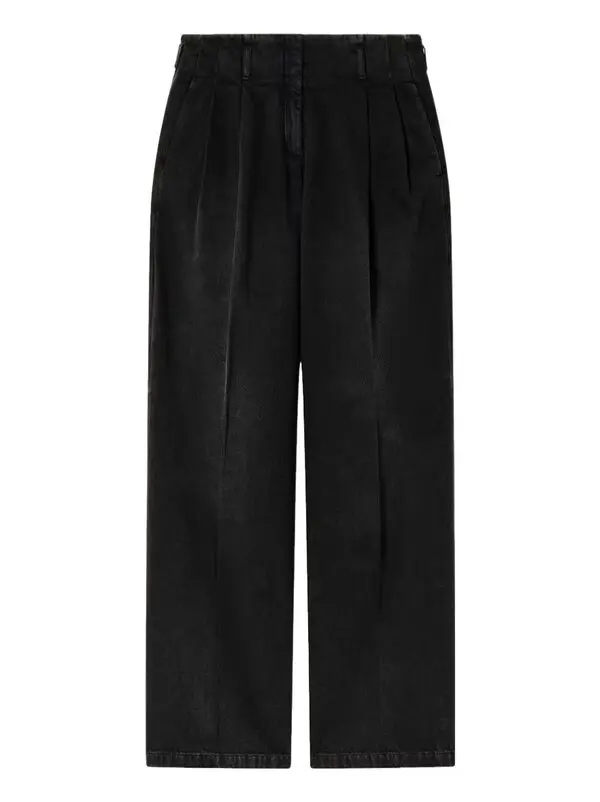 GOLDEN GOOSE Wide-leg Jeans - Black