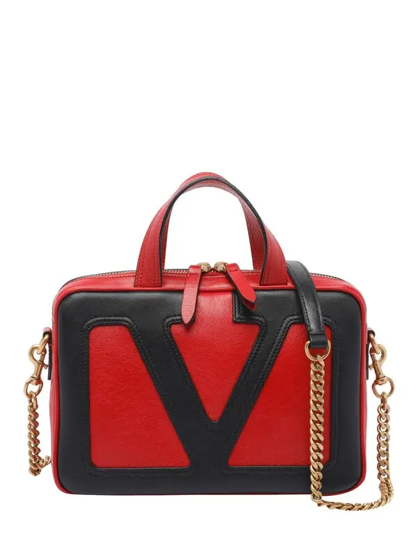 Valentino Garavani Viva Superstar Leather Tote Bag - Black