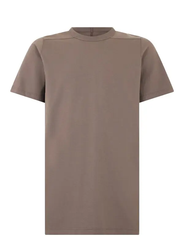Rick Owens Short Sleeved Crewneck T-shirt - Mud