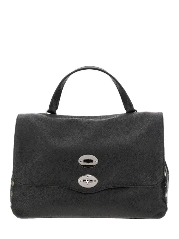 ZANELLATO Flip Shoulder Bag - Black