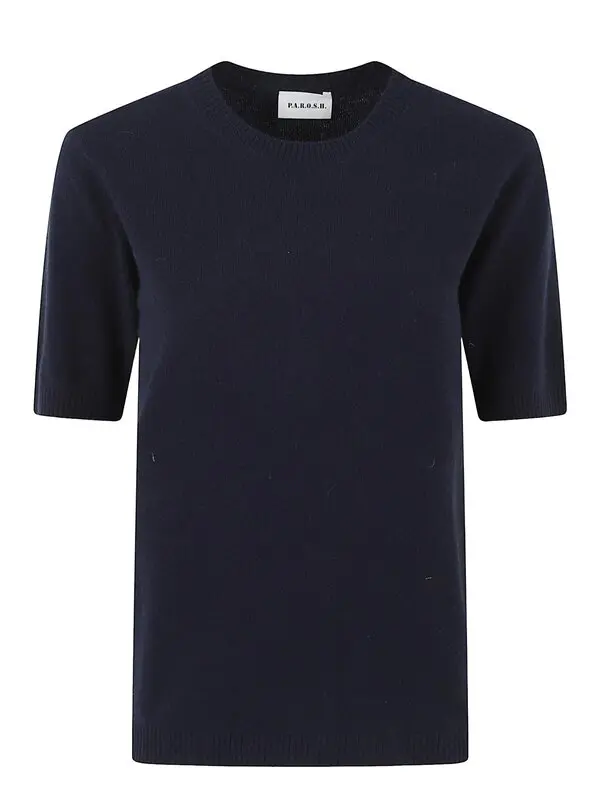 P.a.r.o.s.h Wally Short-sleeve Sweater - Blue