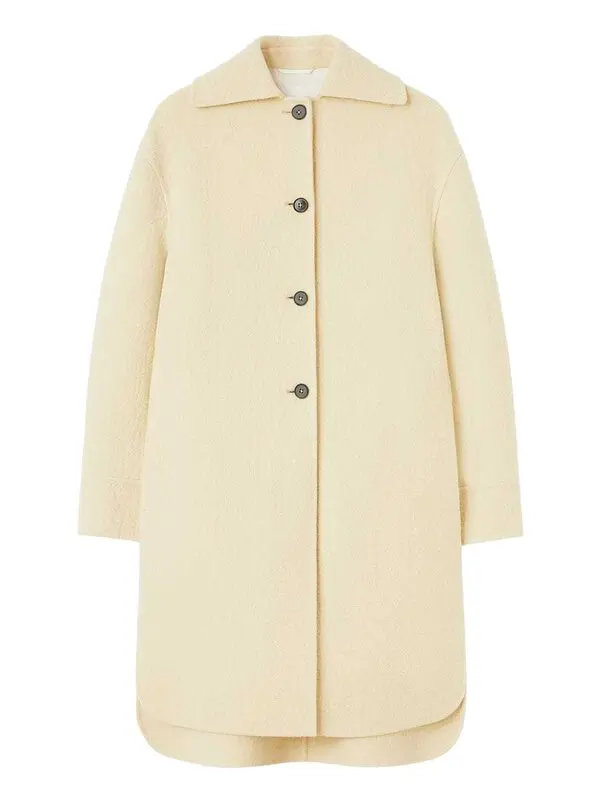 JIL SANDER Single-breasted Oversized Coat - No
