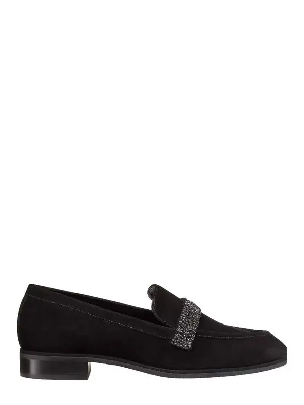 STUART WEITZMAN Embellished Loafers - Black