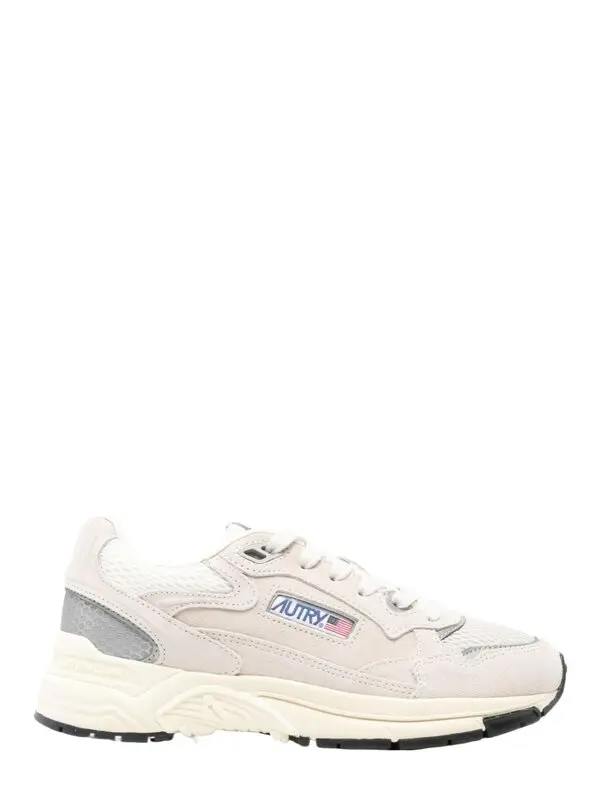 AUTRY Hyperway Mesh Panel Sneakers - Sand Silver