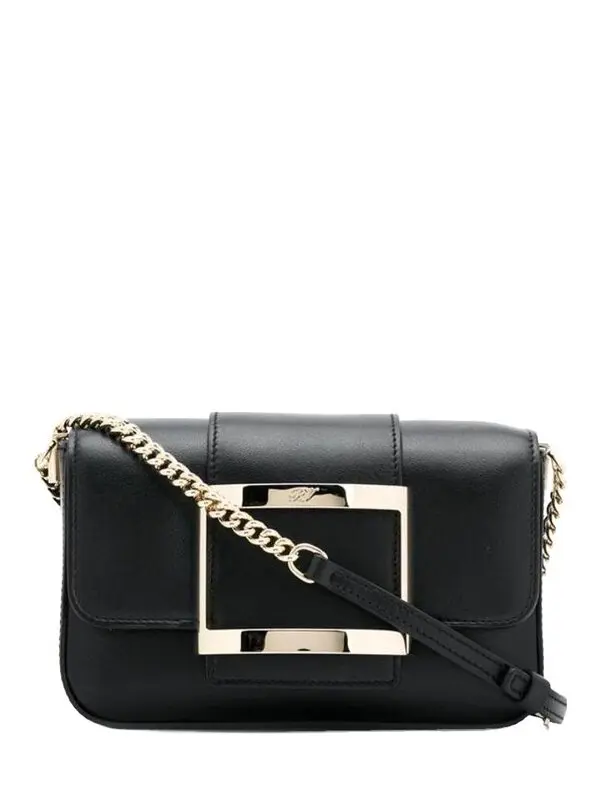 ROGER VIVIER Très Vivier Chain Shoulder Bag - Black