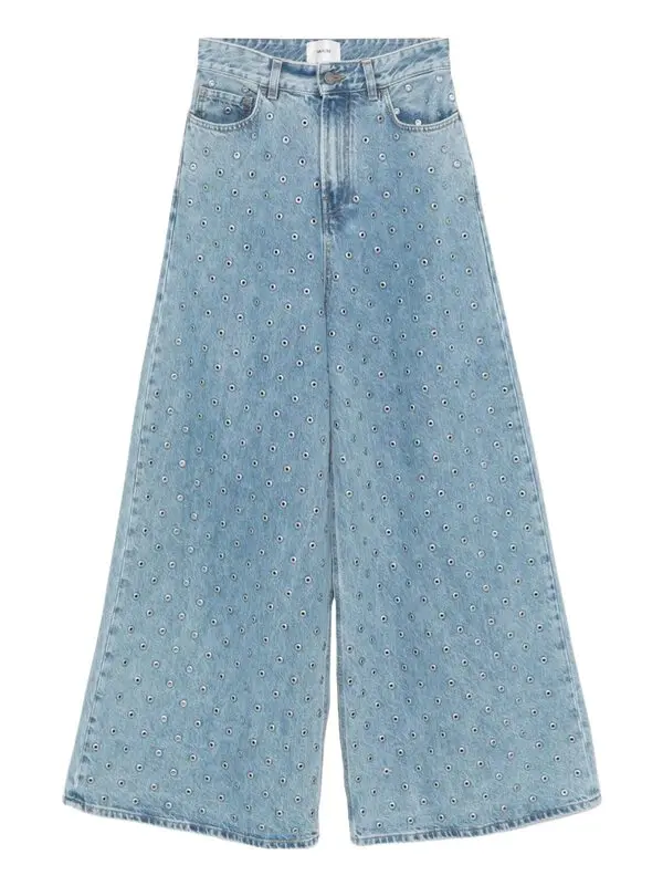 HAIKURE Bethany Wide-leg Jeans - Blue