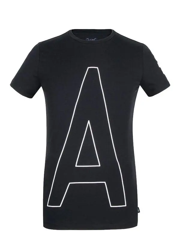 Emporio Armani Logo Details T-shirt - Black