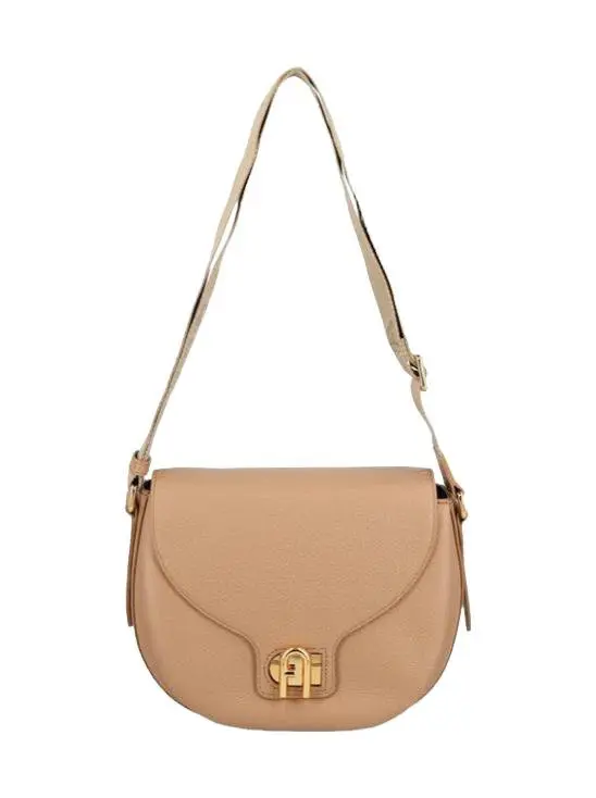Furla Lotus Shoulder Bag - Nude