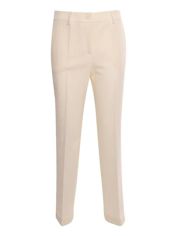 P.a.r.o.s.h Mid-rise Cropped Trousers - Nude