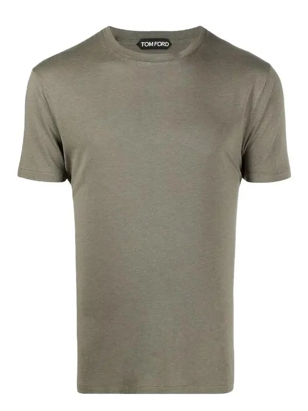 TOM FORD Round Neck T-shirt - Gray