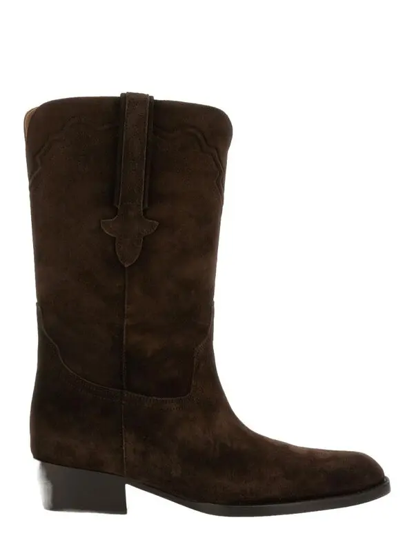Paris Texas Hilda Ankle Boots - Brown