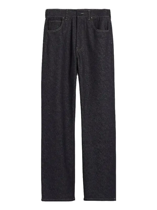 Max Mara High-rise Straight-leg Jeans - Dark Blue