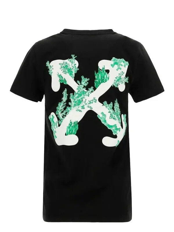 Off-White Arrows" Logo Printed T-shirt - Black