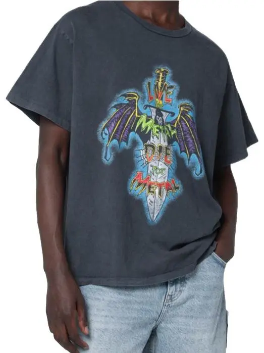 GALLERY DEPT. Graphic Print T-shirt - Black