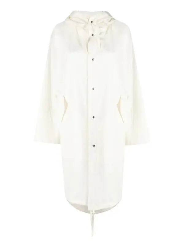 JIL SANDER Logo Parka - White
