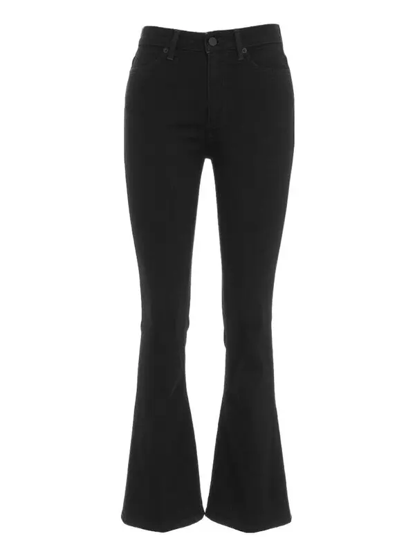 DONDUP Belt-loop Flare Jeans - Black