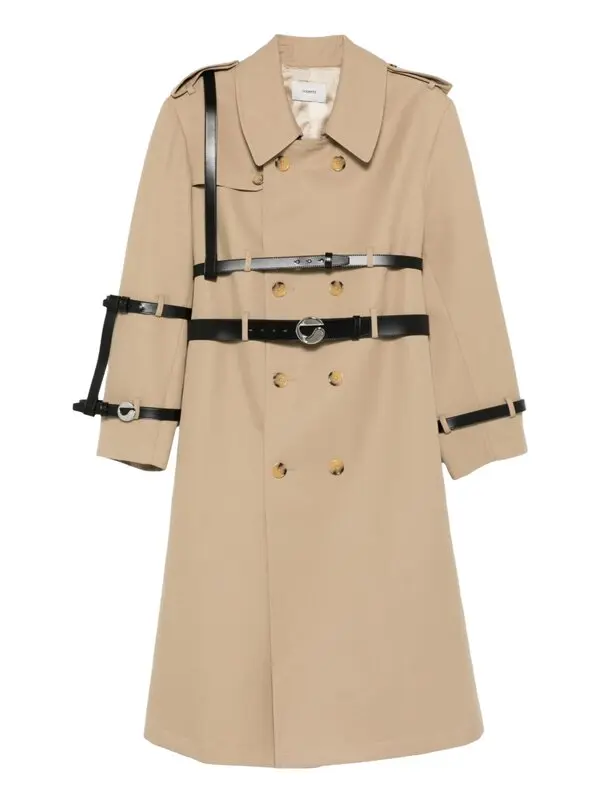 Coperni Multi-strap Long-sleeved Windbreaker - Nude