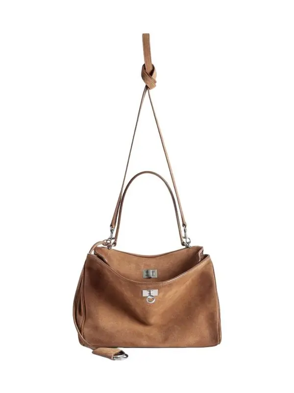 Balenciaga Rodeo Small Shoulder Bag - Camel
