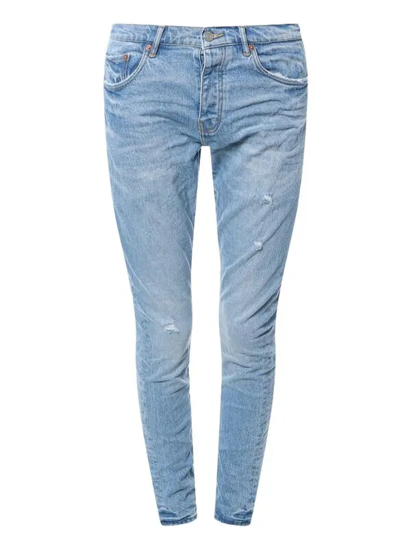 PURPLE BRAND Low-rise Slim Fit Denim Pants - Blue