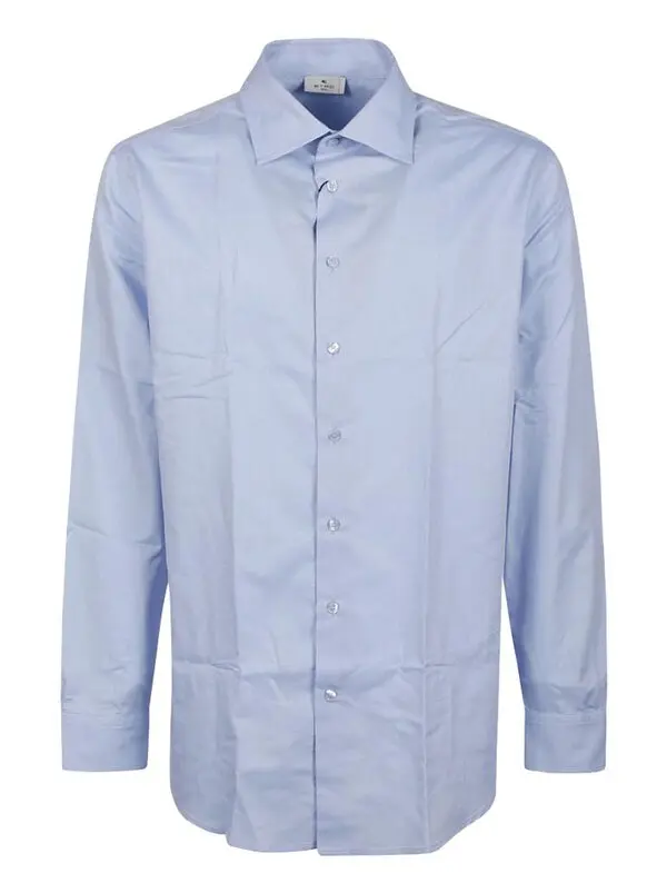 Etro Collared Button-up Shirt - Blue