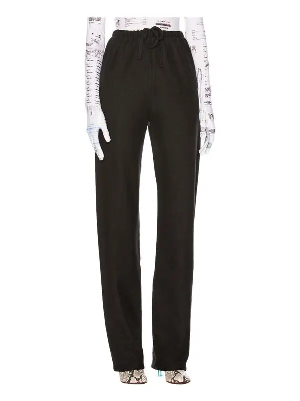 Vetements Hollowed-out Casual Pants - Black