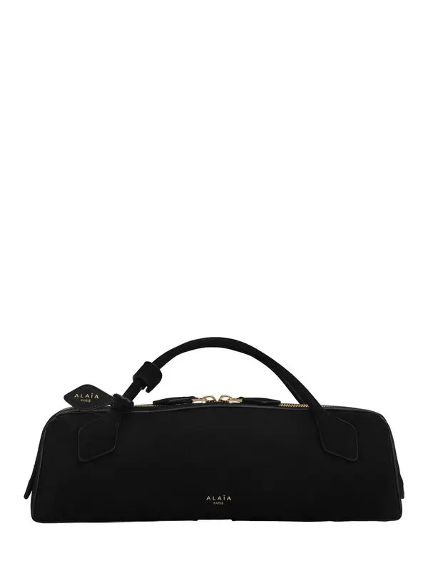 Alaïa Teckel Zipped Clutch Bag - Black