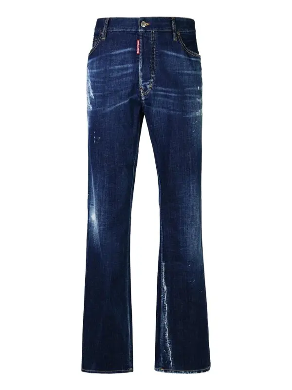 Dsquared2 Flared Distressed Jeans - Black