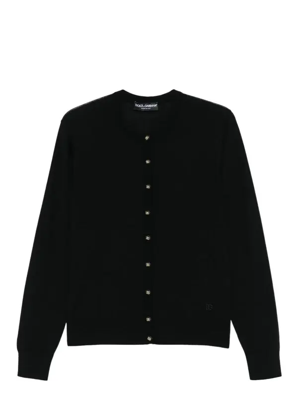 Dolce & Gabbana Dg Buttons Cardigan - Black