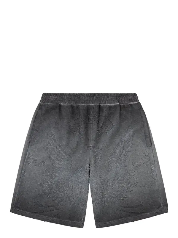 DIESEL® P-crowde Shorts Textured, Faded Finish - Dark Gray