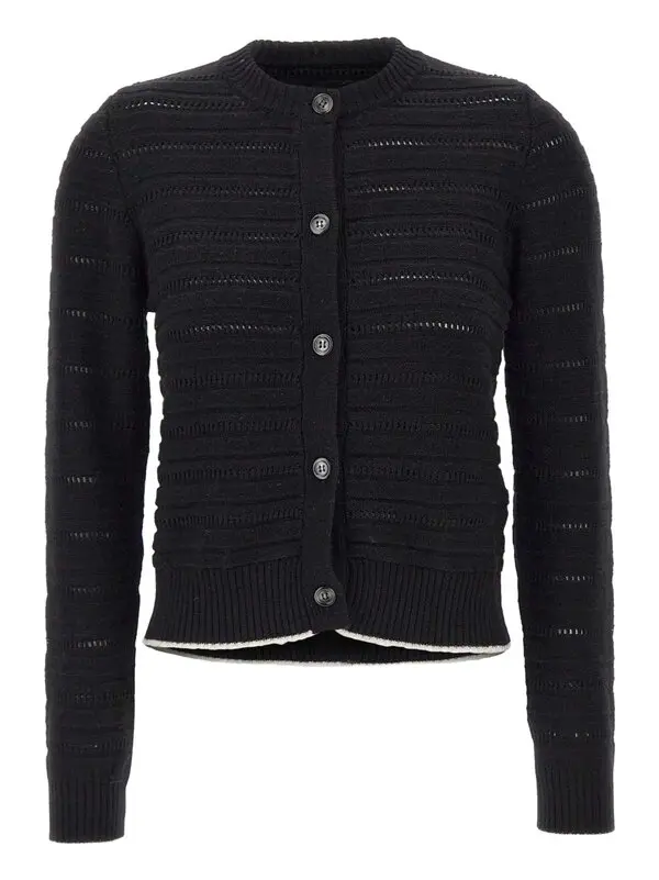 Marella Note Textured Knit Cardigan - No