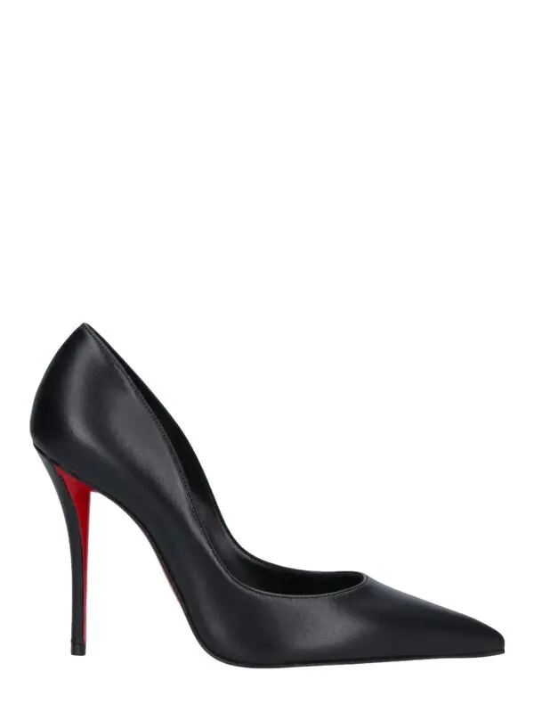CHRISTIAN LOUBOUTIN Miss Z 100mm Leather Pumps - Black