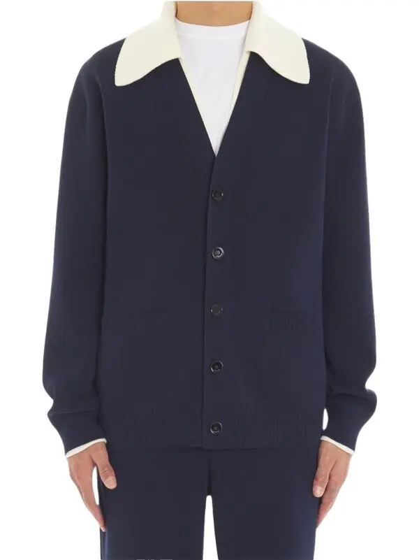 LANVIN Cotton Jumper - Navy