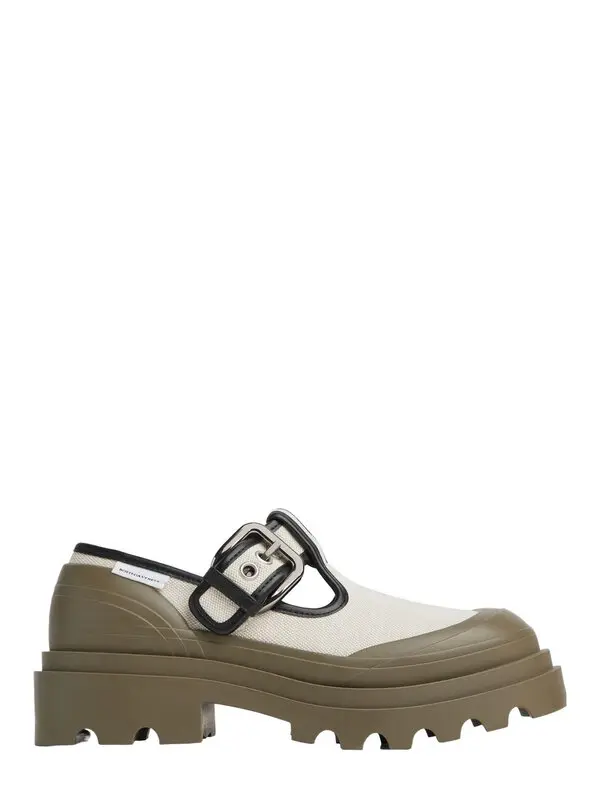 Bottega Veneta Trek Mary Jane - Natural/black/rattan Brown