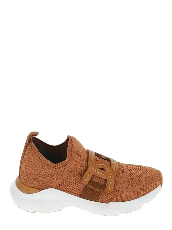 TOD'S Chain Detail Slip-on Sneakers - Brown
