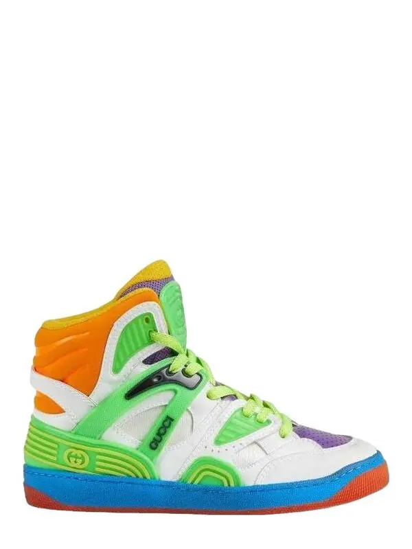 Gucci Multicolored Logo High-top Sneakers - Multicolor