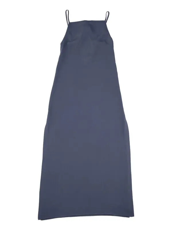 P.a.r.o.s.h Halter Neck Dress With Back Bow Detail - Blue