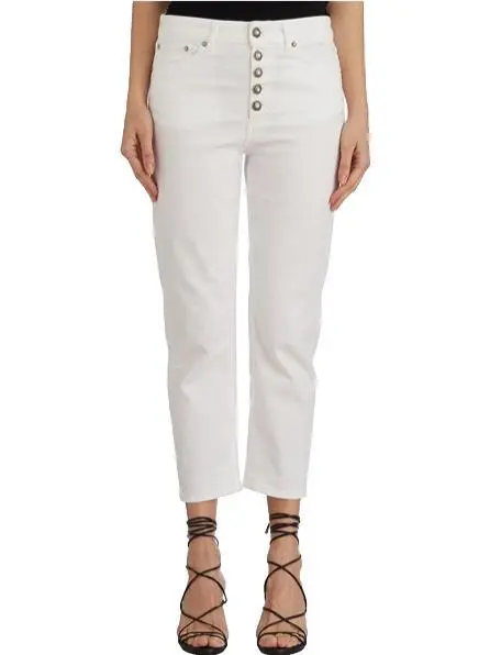 DONDUP Button-front Slacks - White