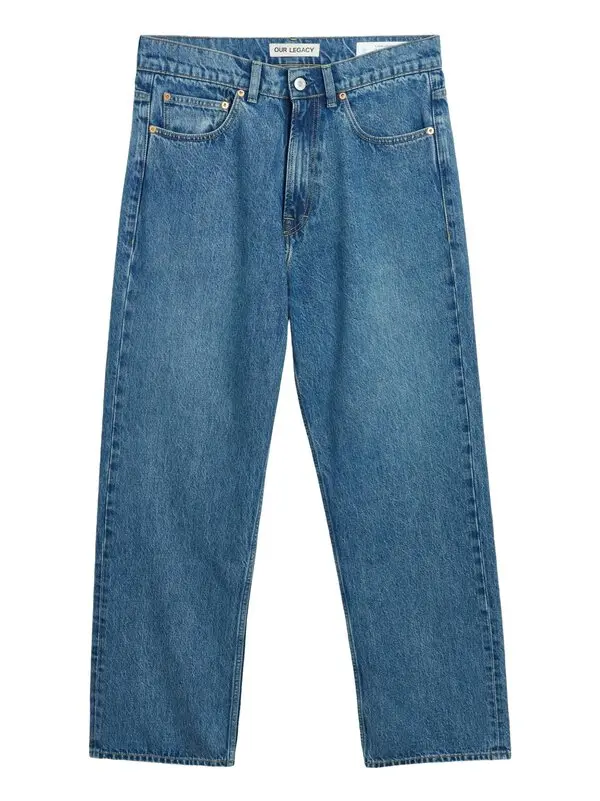 Our Legacy Third Cut Straight-leg Jeans - Blue