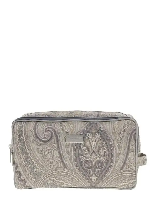 Etro Zipper Clutch - Gray